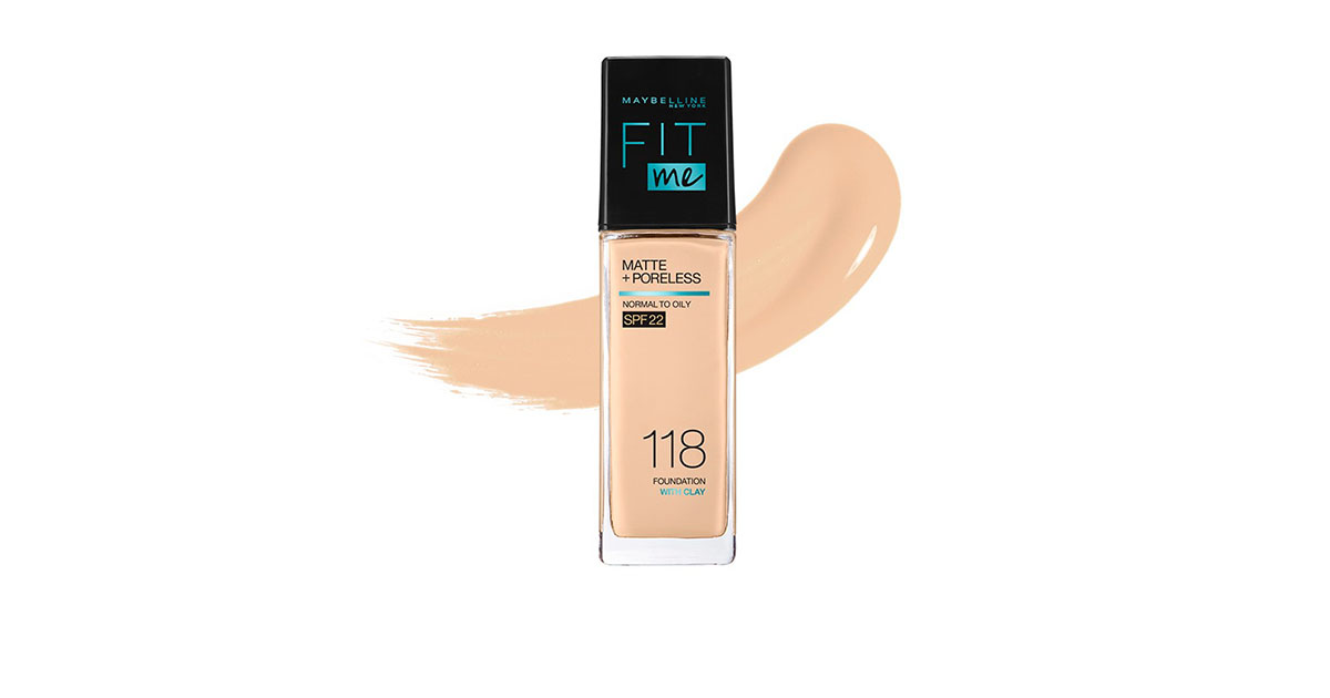 Kem Nền Maybelline Fit Me Matte+Poreless Foundation 118 30ml
