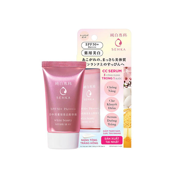 Review chi tiết kem chống nắng Senka hồng. CHI TIẾT NHẤT!