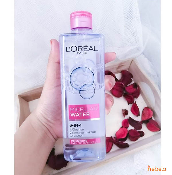 Đánh giá tẩy trang L’Oreal Hồng Moisturizing 3-in-1 Micellar Water