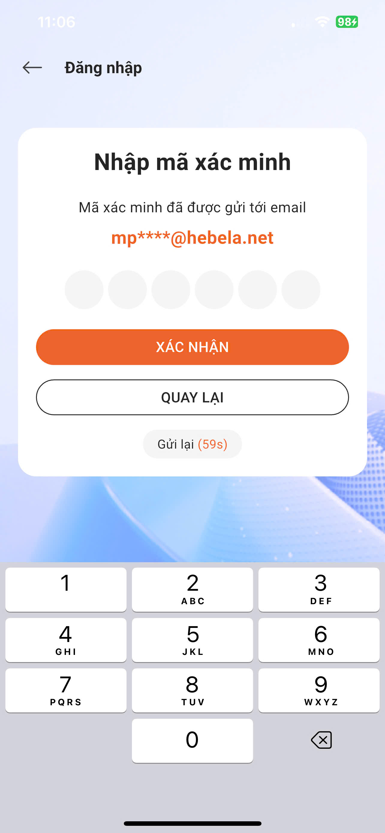 Hướng dẫn đăng nhập tài khoản Hebela Seller trên ứng dụng Mobile