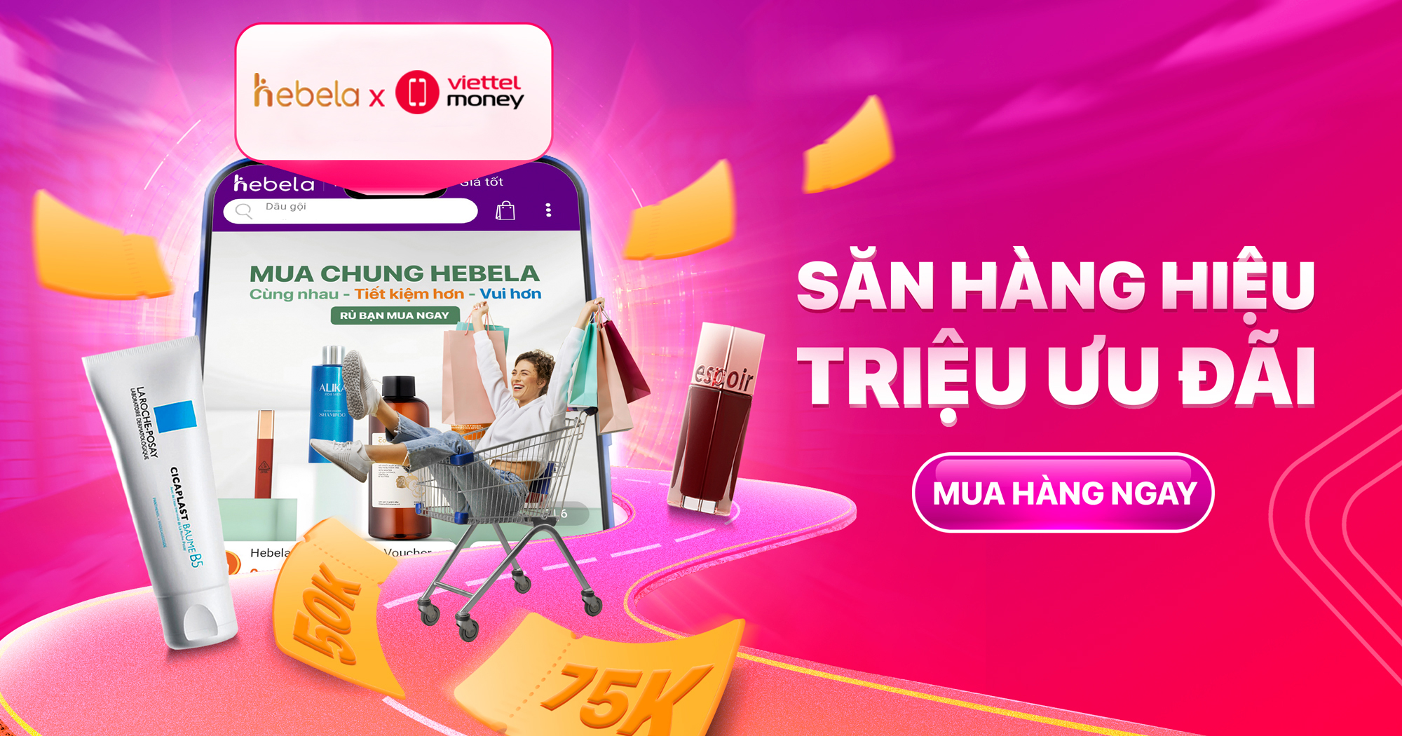 Ưu đãi Hebela cùng Viettelpay