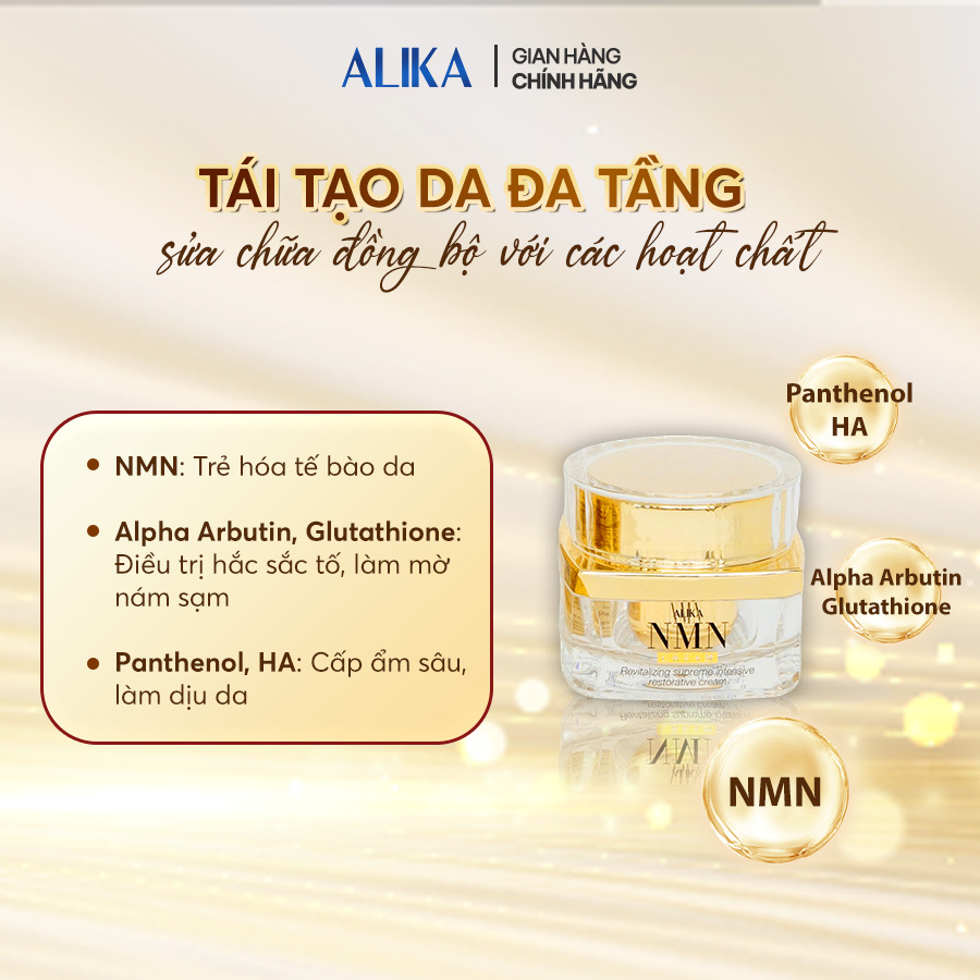 KEM DƯỠNG PHỤC HỒI DA ALIKA NMN CREAM - REVITALIZING SUPREME INTENSIVE ...