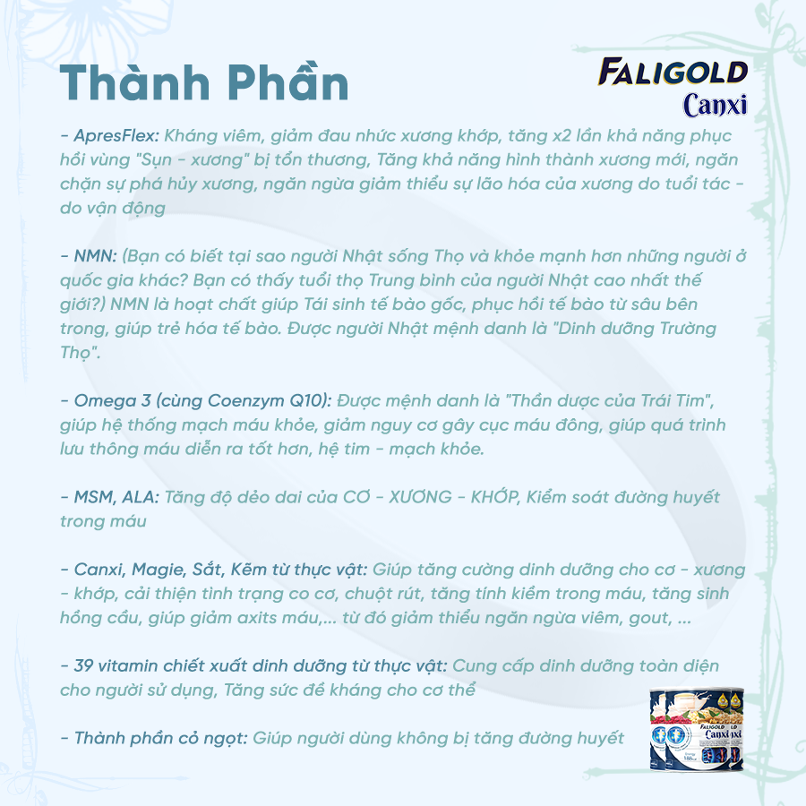 Sữa Hạt Thuần Chay Faligold Canxi Thành Phần Đạm Thực Vật Nhập Khẩu Từ ...