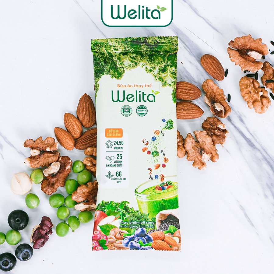 Bữa Ăn Dinh Dưỡng WELITA 100% Đạm Thực Vật Tốt Cho Người Tim Mạch, Huyết Áp Cao Đạt Tiêu Chuẩn ...